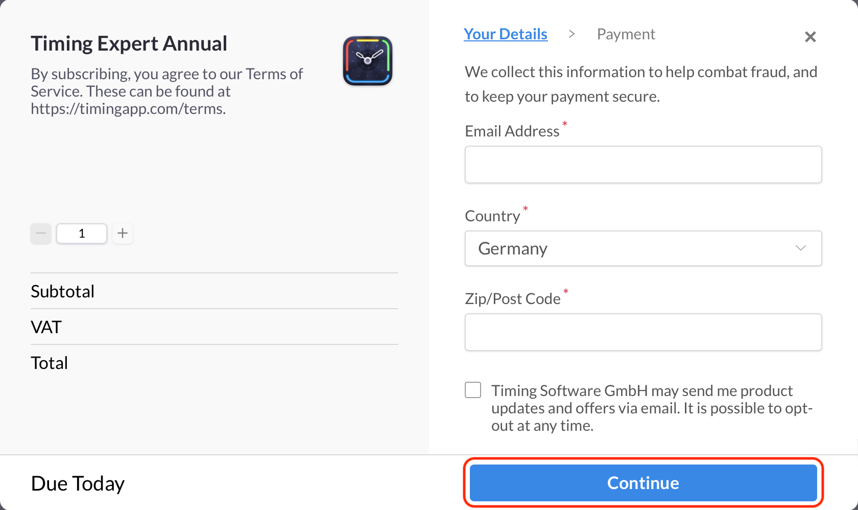 Pricing – Timing: Automatic Time Tracking for Mac